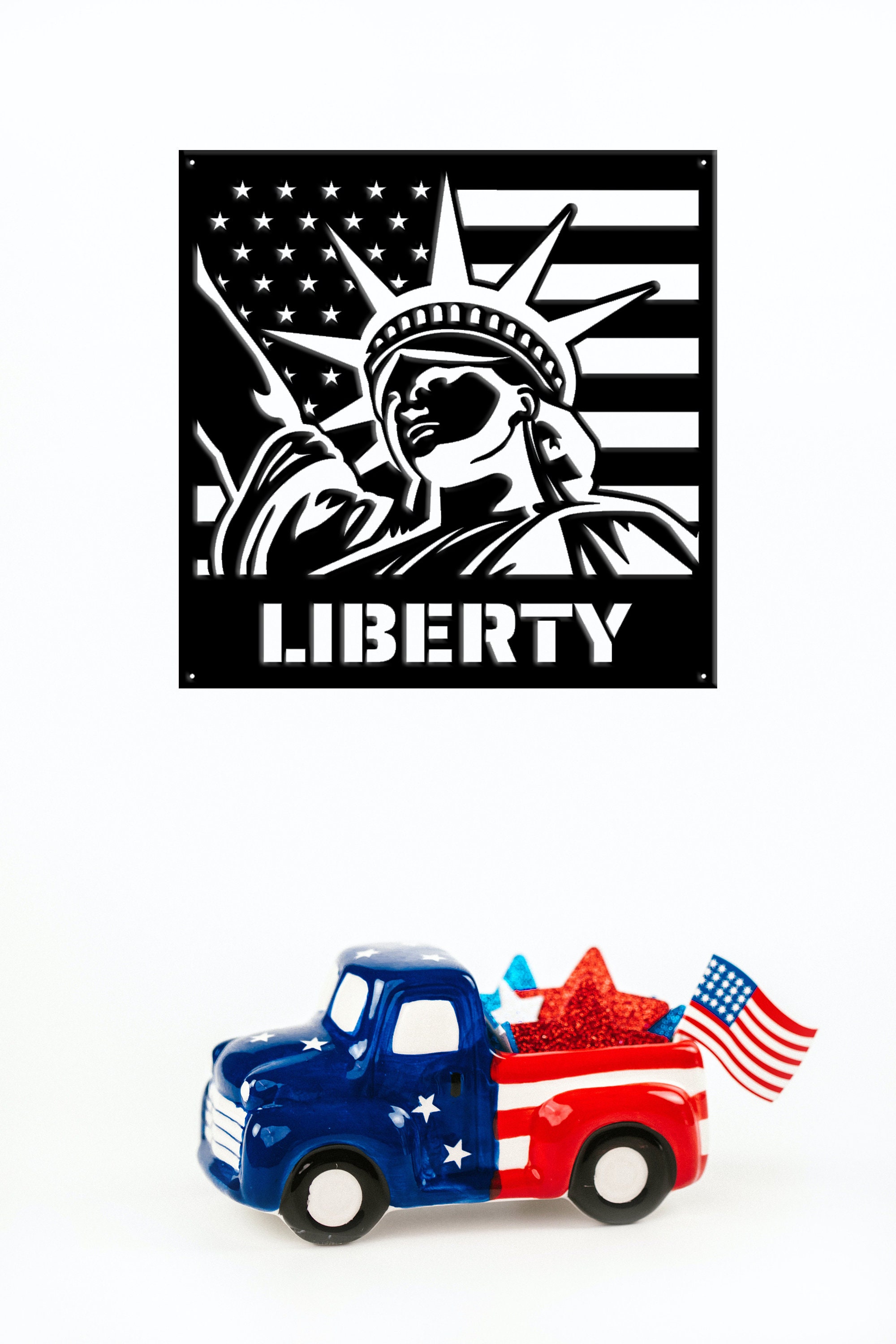 Personalized Statue of Liberty Metal Sign Inspirational - Etsy
