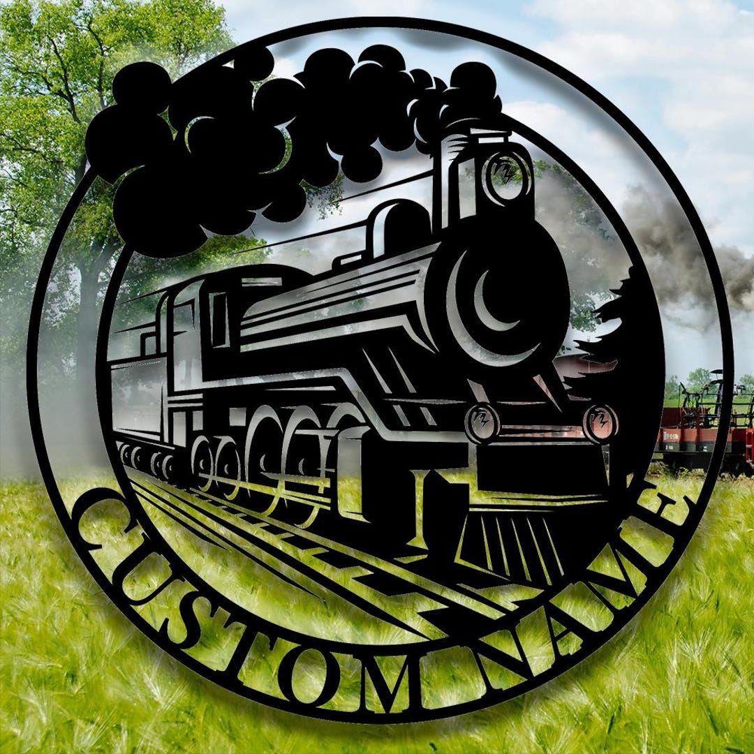 Custom Train Metal Wall Signs,personalized Train Metal Wall Art ...