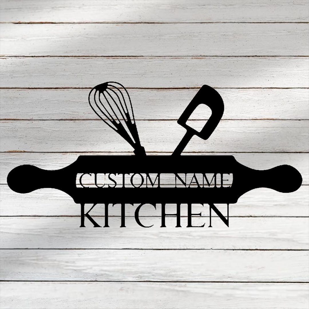 Personalized Kitchen Wall Decor,kitchen Metal Wall Sign,restaurant Name ...