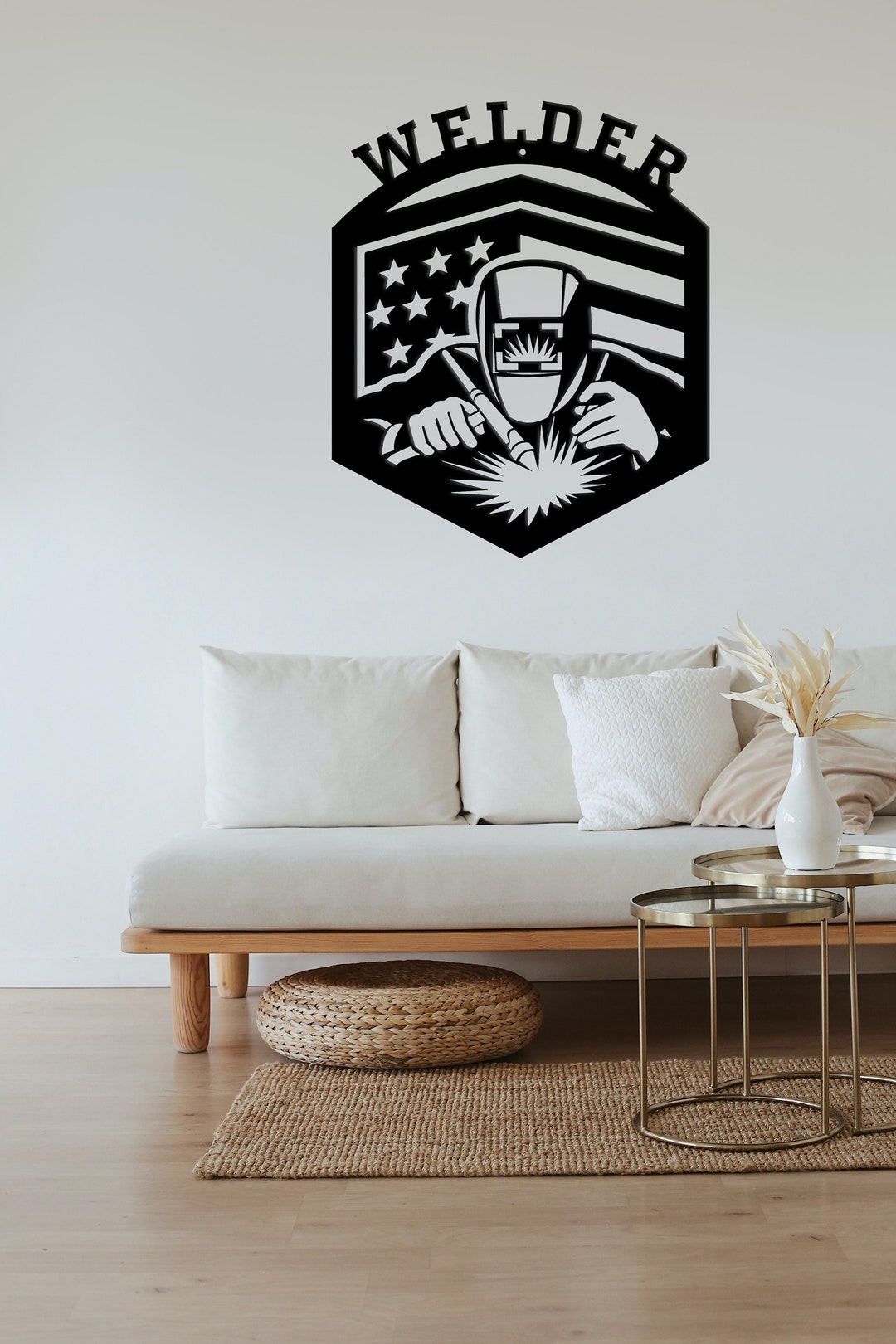 Personalized Welding Cut Metal Sign, Sign for Welder, Welder Sign ...