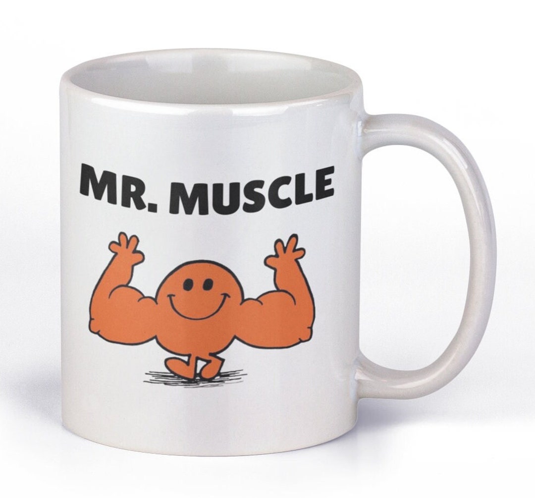 Mr Muscle Funny Mug Mr Men Gym Workout Training - Etsy