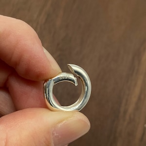 Chain Clasp Spring Ring Clasp Silver Clasp,circle Clasp,necklace Clasp ...