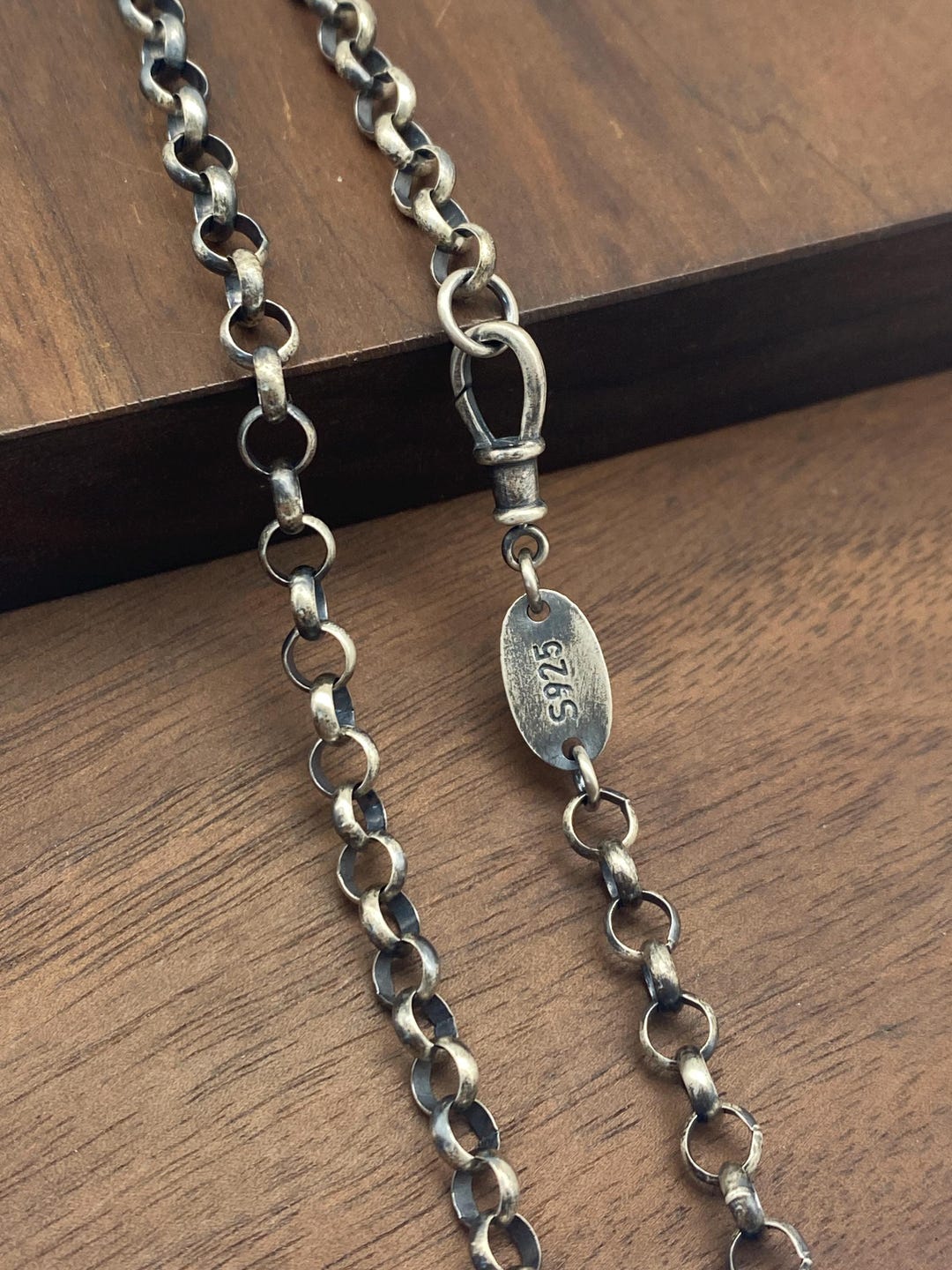 925 Sliver Chain 5mm Rolo Chain Silver Chain Rolo Chain 925 Sterling ...