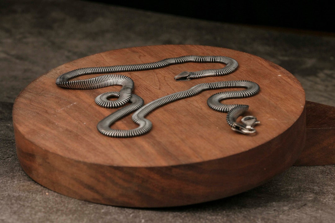 Snake Silver Chain Soft Snake Chain S925 Snake Neckalace 4mm 6mm - Etsy