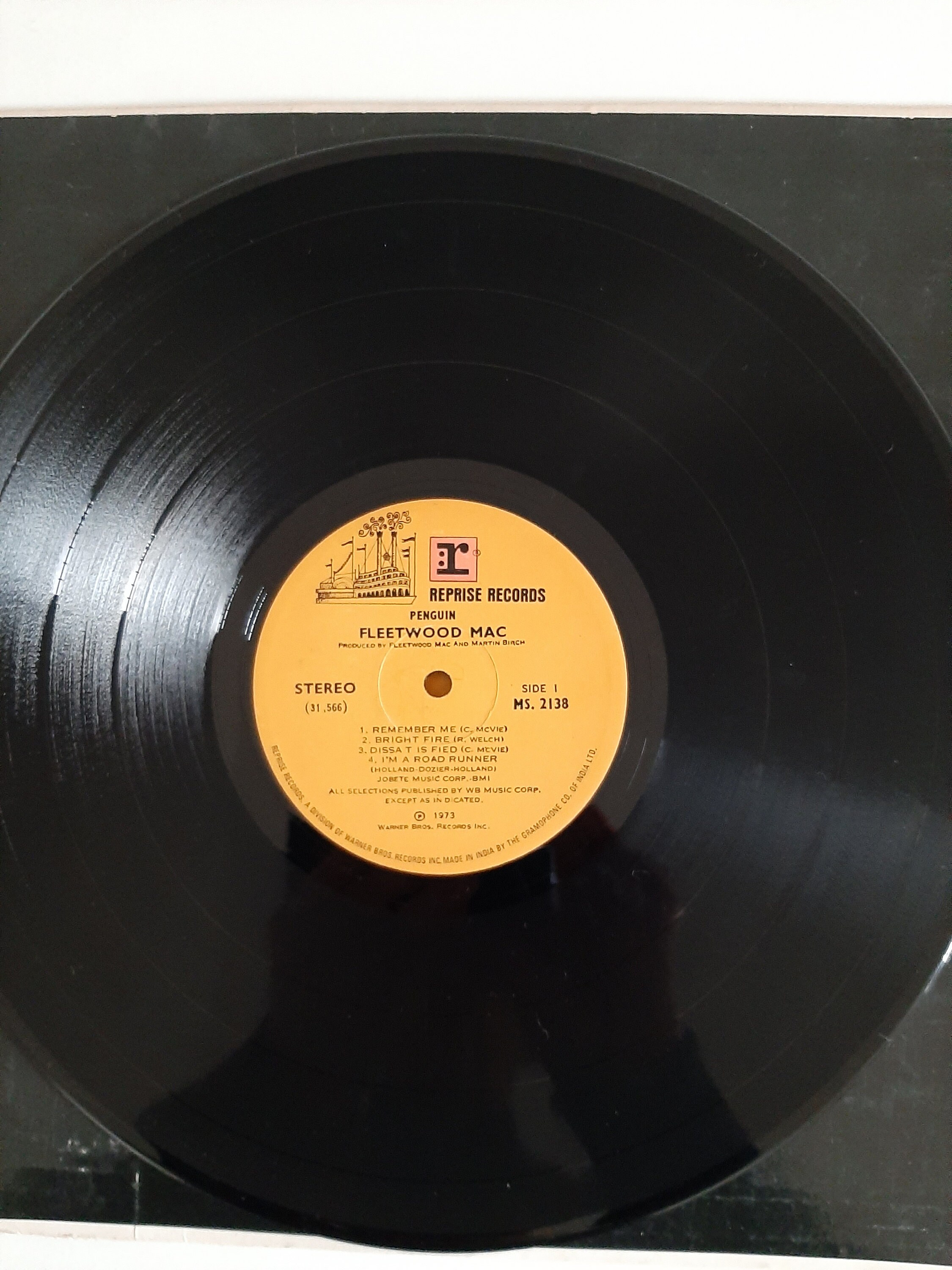 Extremely Rare Fleetwood Mac Penguin Vinyl 1973 India Edition VG++ ...