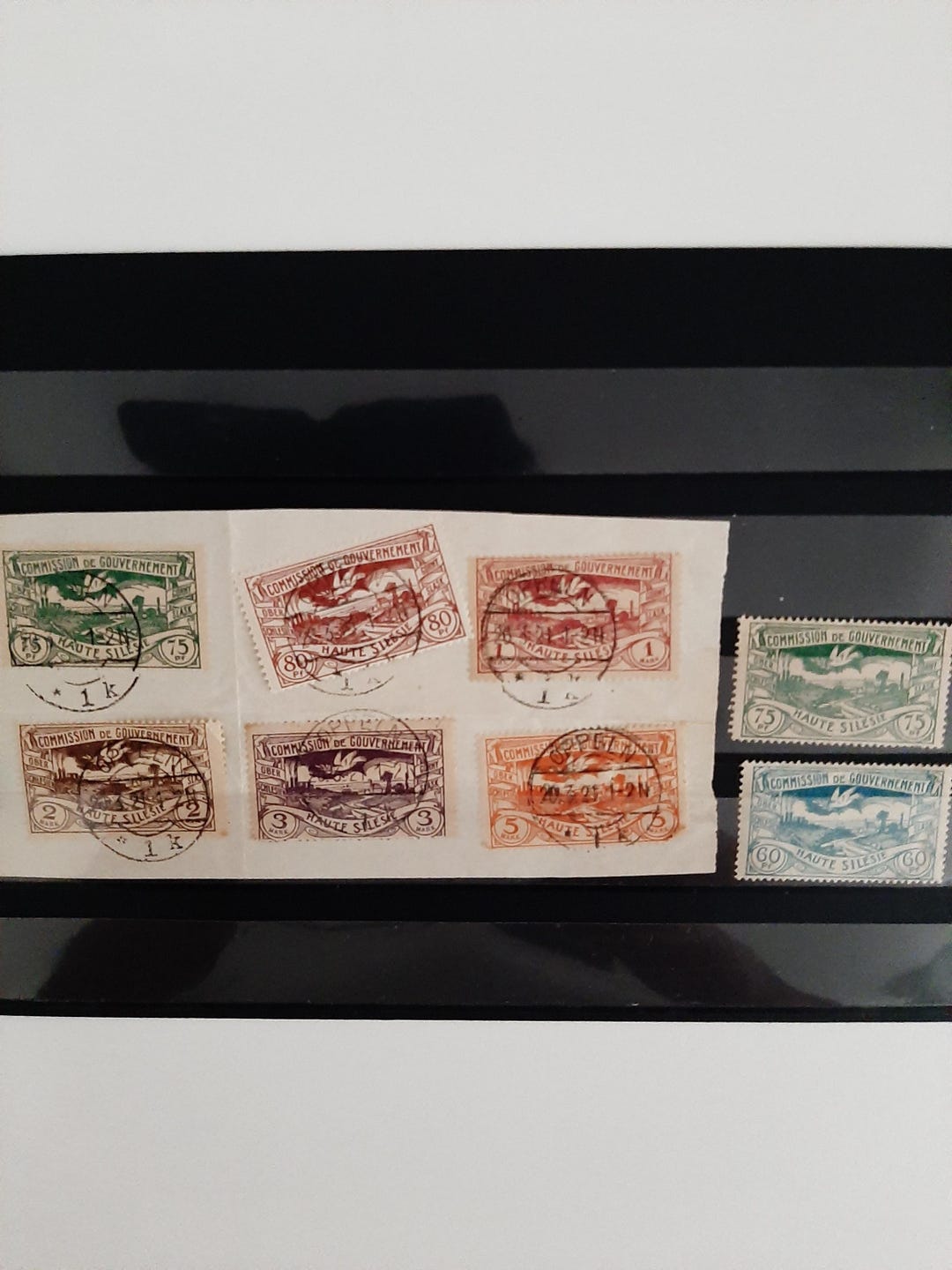 Rare Set of 8 German Occupation Stamps (1921-22) - Allenstein ...
