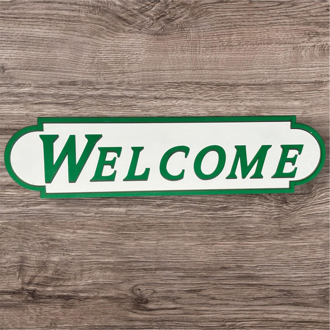 Golf Inspired Welcome Sign - Etsy