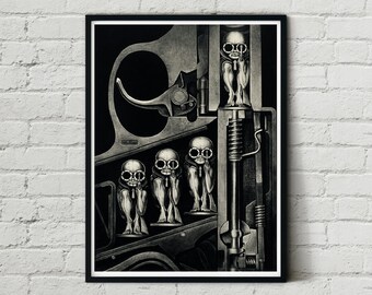 Alien Movie Poster Egg - Etsy