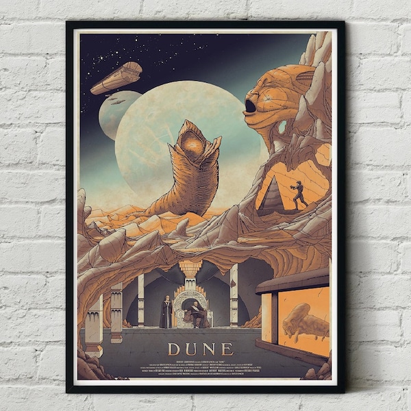 Dune Sandworm Wall Art - Etsy