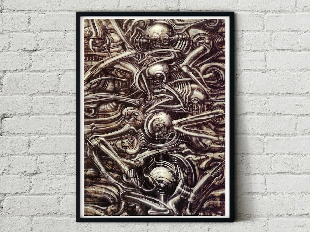 Giger Unique Artwork Alien Xenomorph Facehugger Egg Universe ...