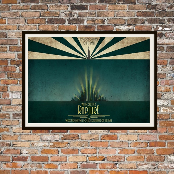 Bioshock Poster - Etsy UK