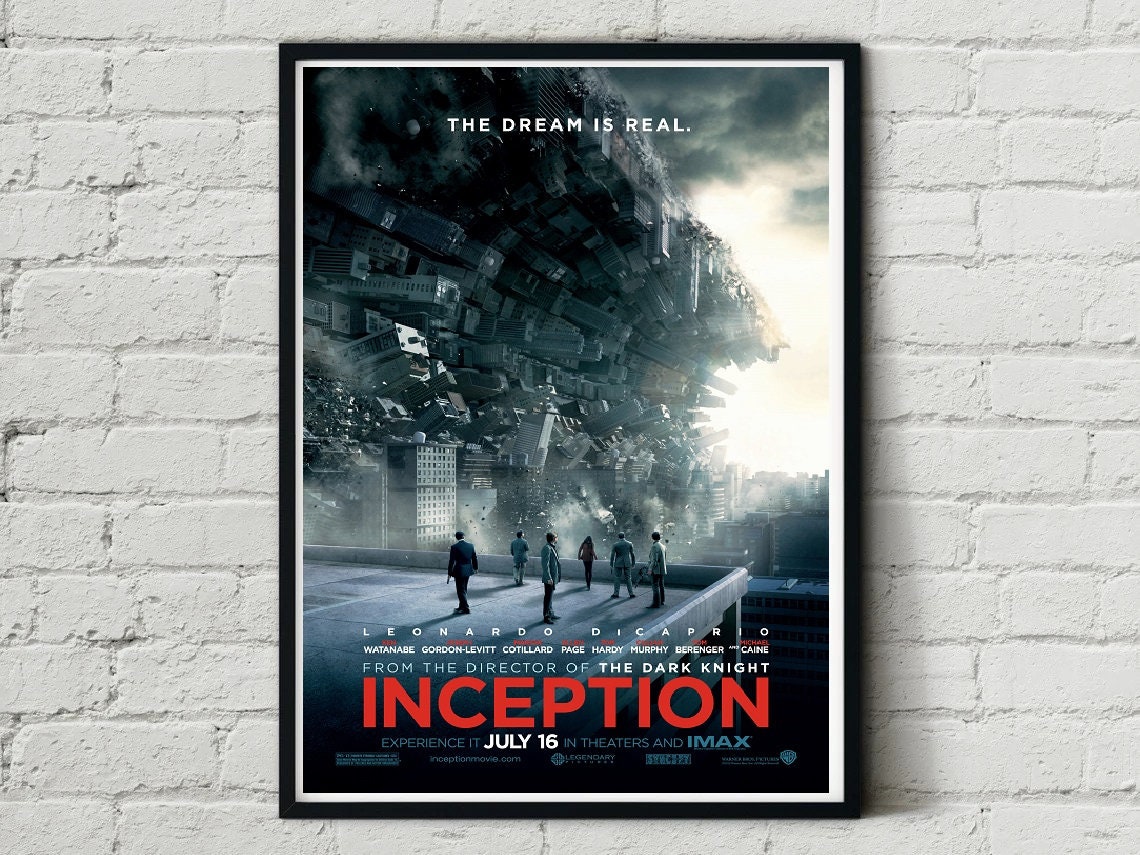 Inception Leonardo Dicaprio Poster
