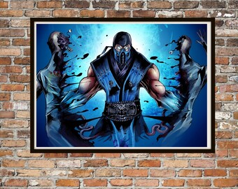 Mortal Kombat Fatality Poster - Etsy