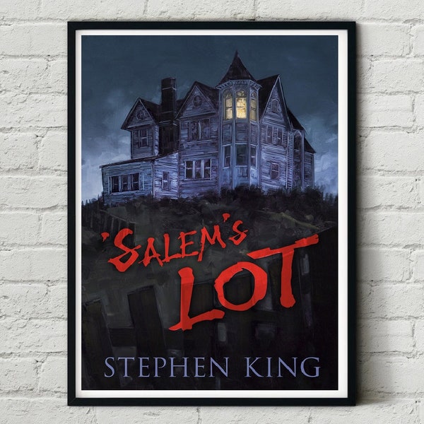 Stephen King Book Cover Poster - Etsy