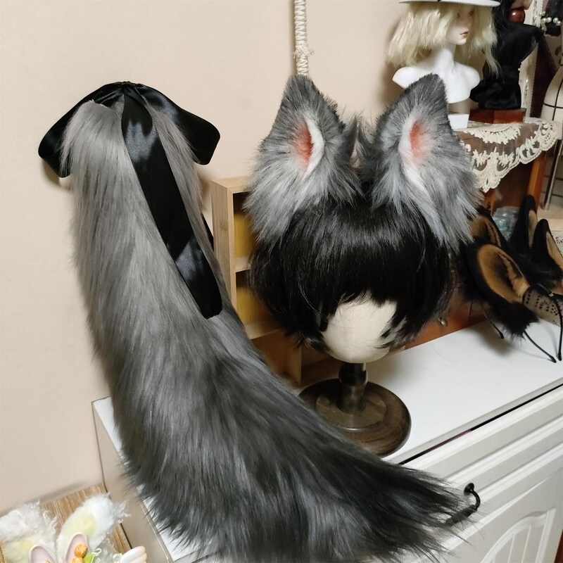 Wolf Ears and Tail - Etsy
