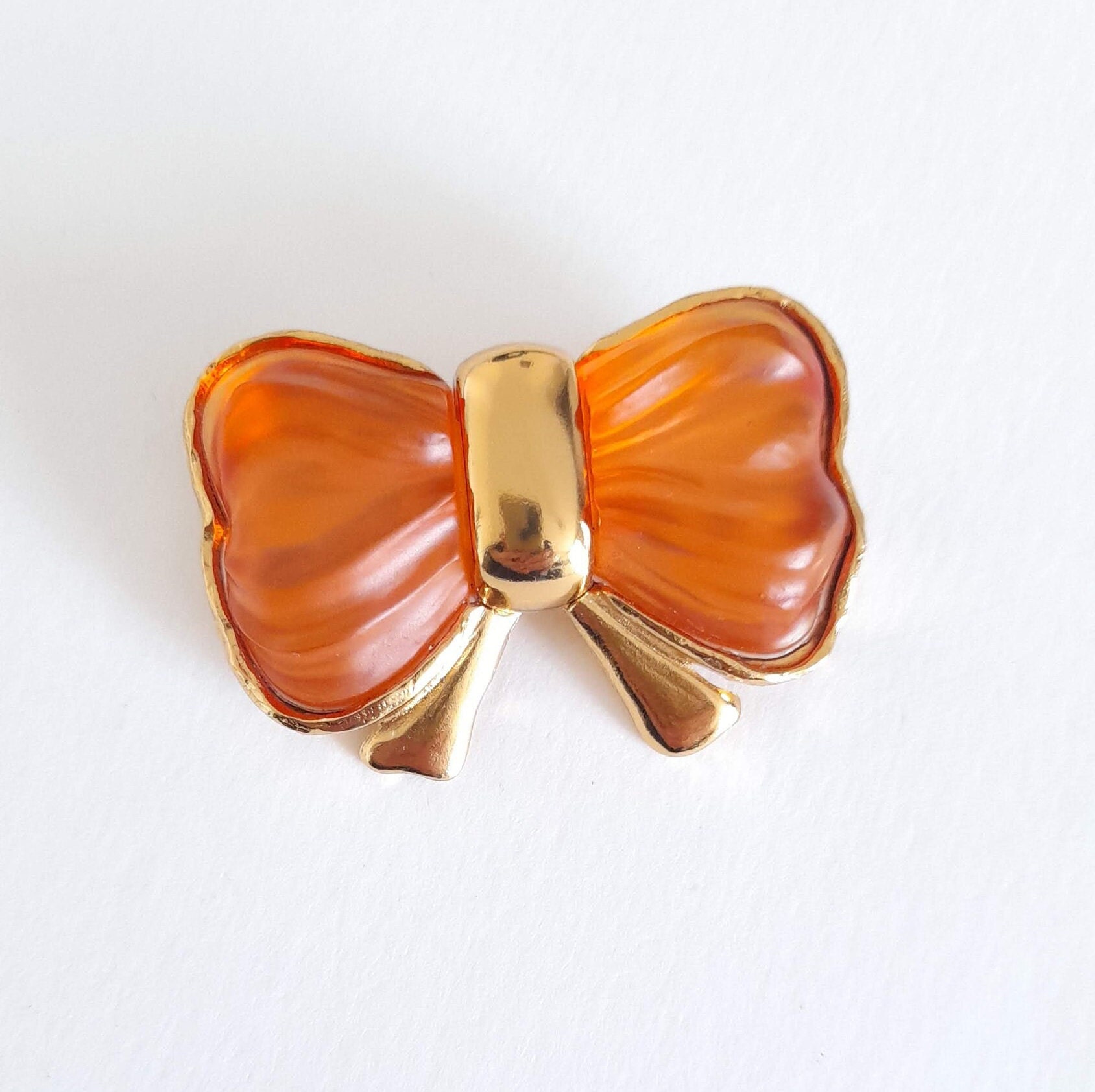 Sonia Rykiel Vintage Resin Bow Brooch Gift for Her - Etsy