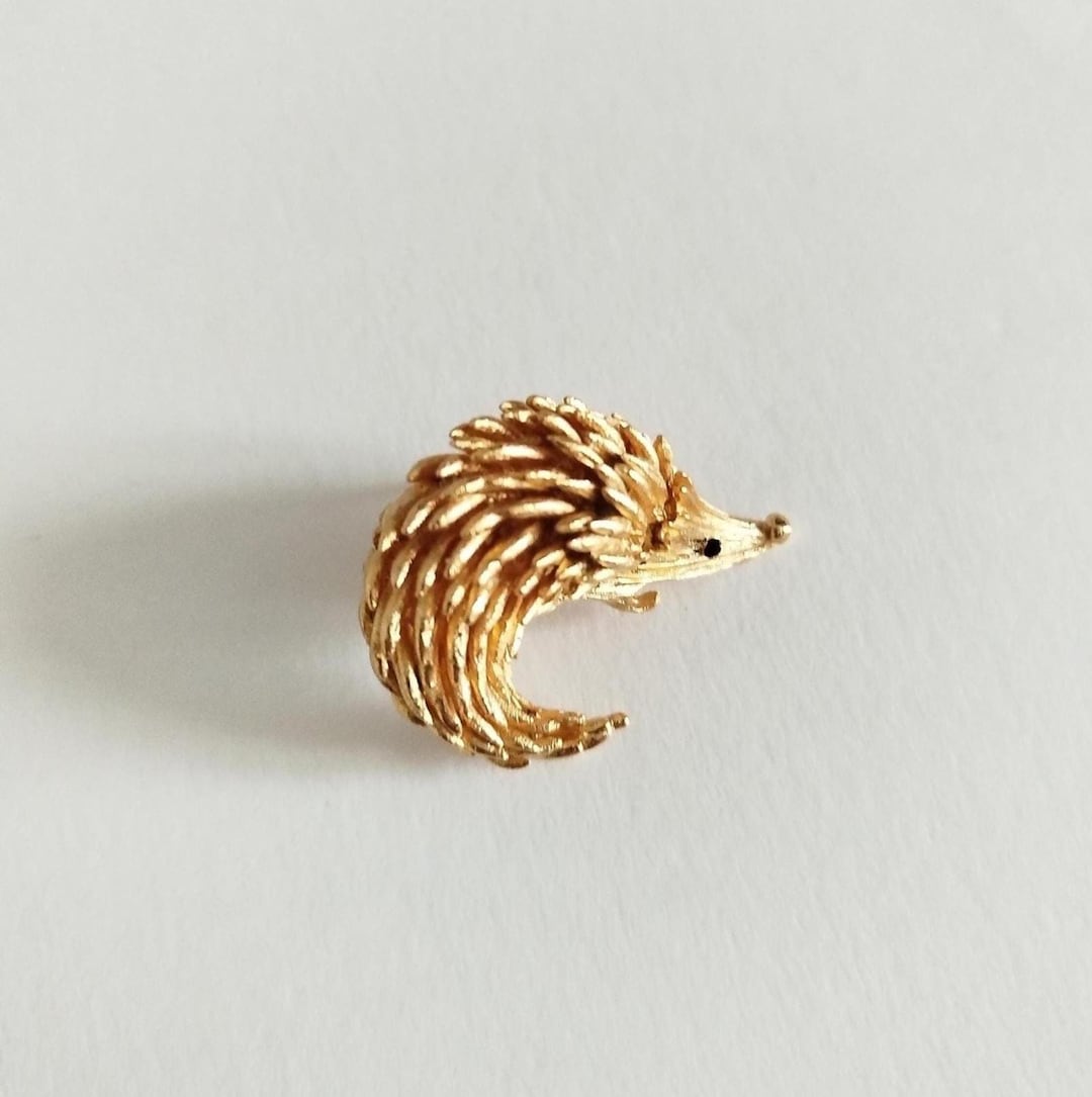 Orena Paris - Hedgehog Brooch/pin - Etsy