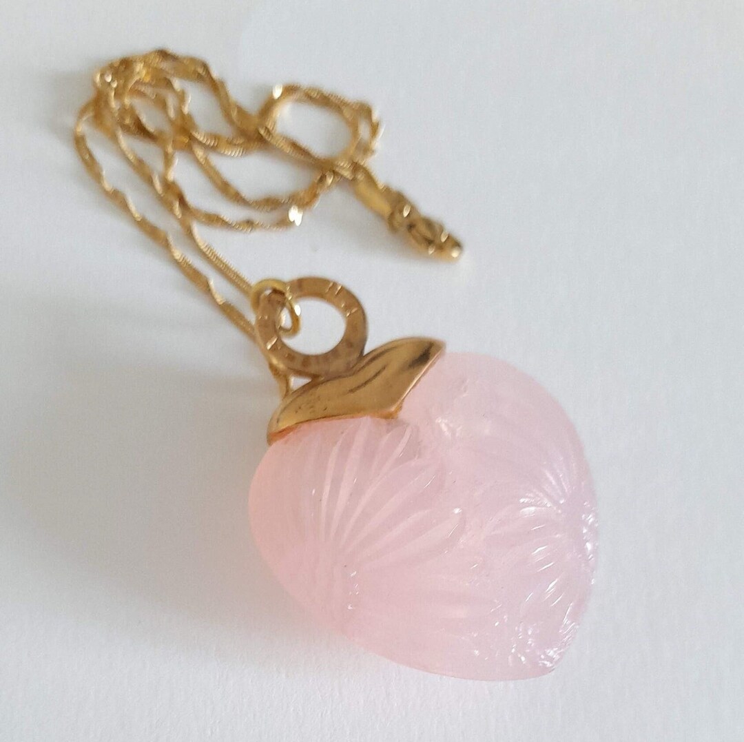 Agatha Paris Vintage Heart Shaped Resin Pendant, Gift for Her - Etsy