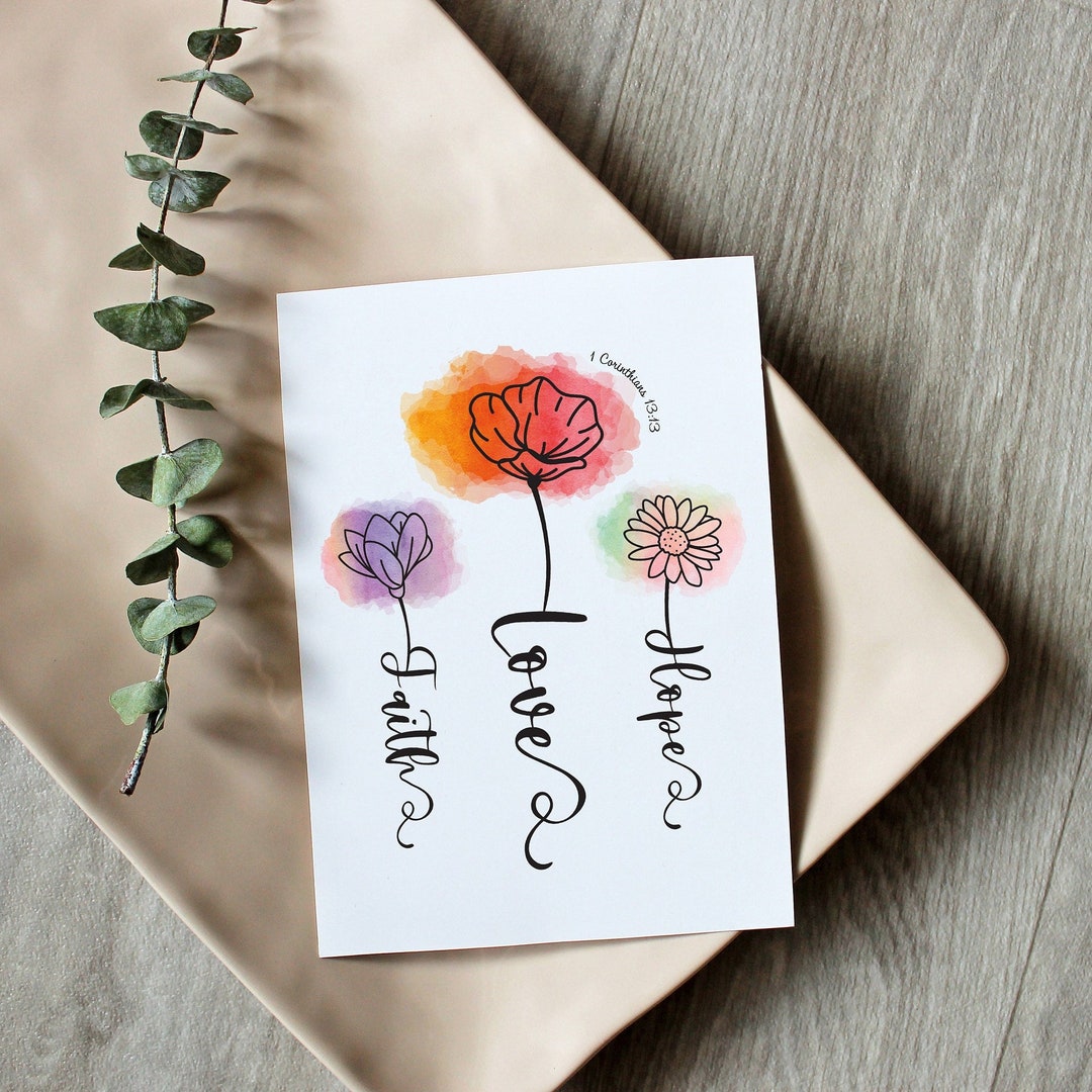 Christian Greeting Cards 5 Pack Christian Faith Cards Scripture Cards ...
