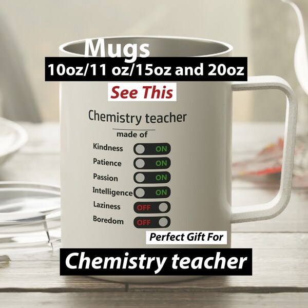 Chemistry Mug - Etsy