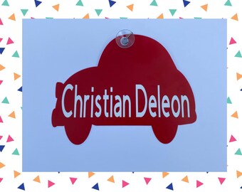 Personalized Car Rider Windshield Sign With Suction Cup - Etsy