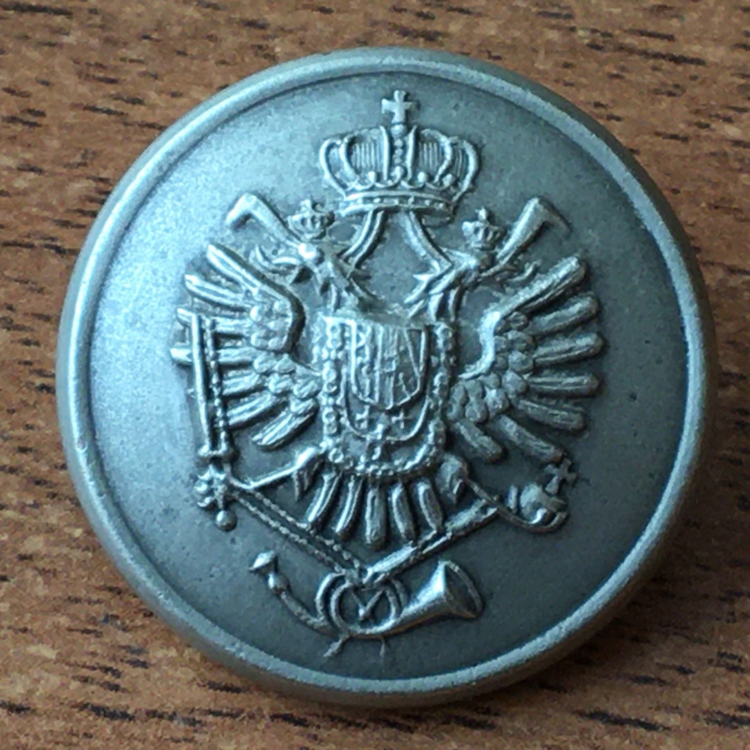 1900s SILVER Buttons of Austria Hungary - Vintage Austrian Buttons ...
