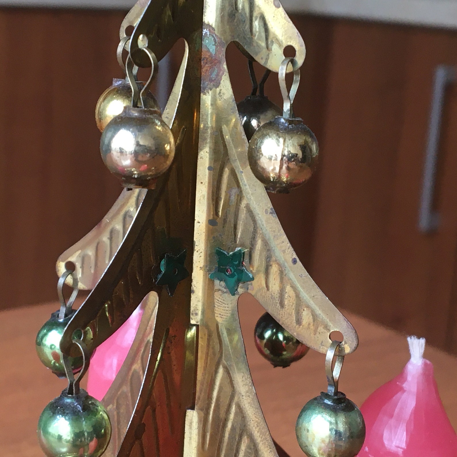 RARE 50s Christmas Chime Brass, Vintage Chimes Traditional Decorative ...