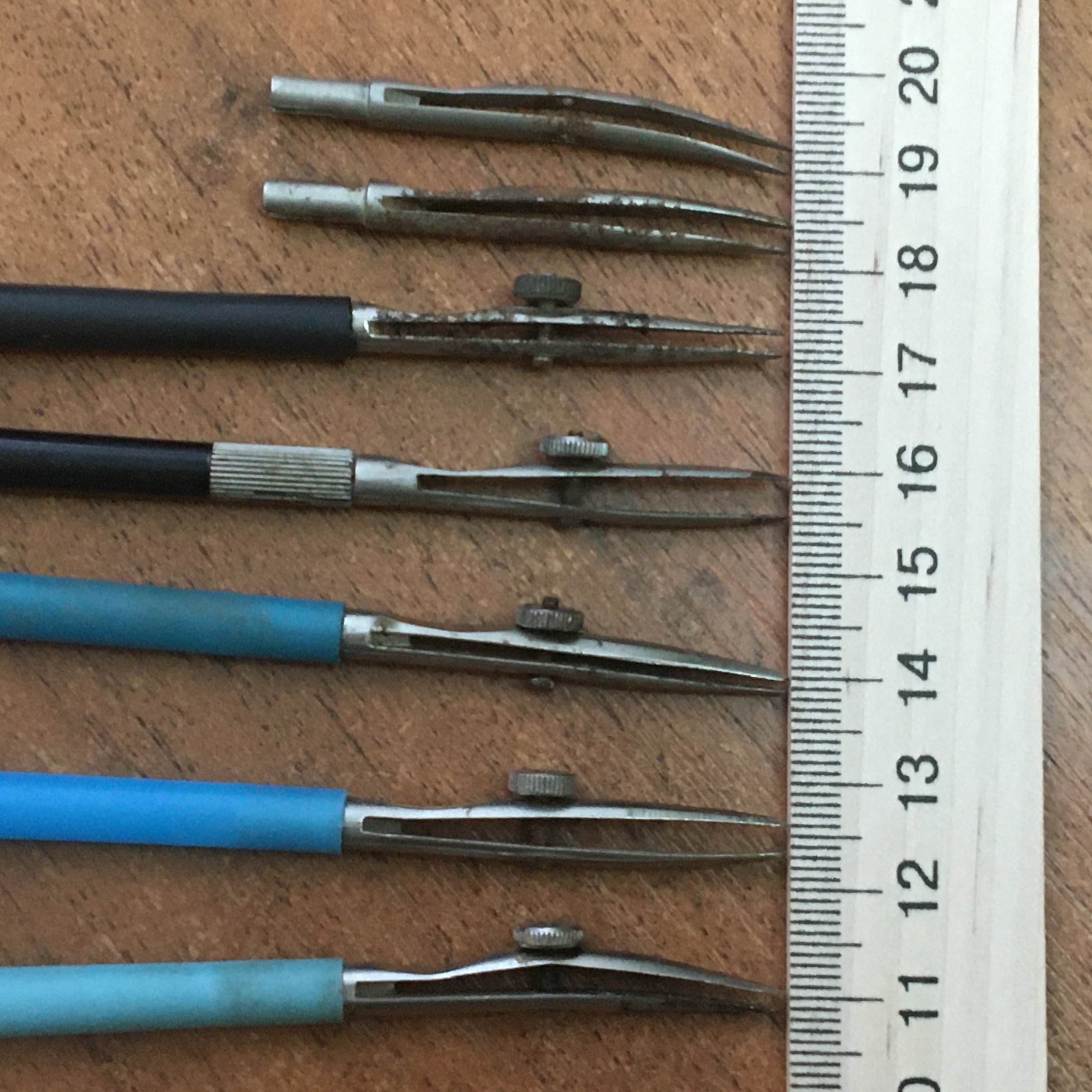 1970s Ruling Pen 7 Pcs, Vintage Drawing Instrument, Vintage Drafting ...