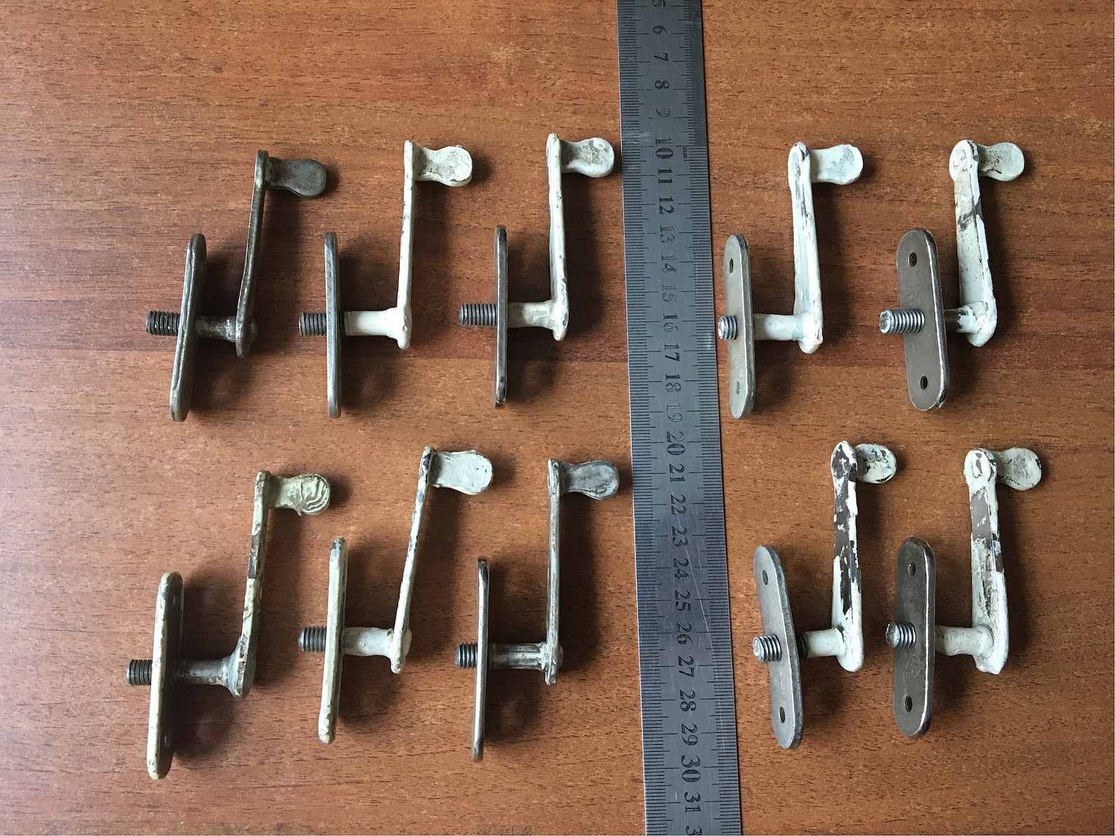 10 Pcs. Antique Cremona Window Sliders Furniture Latch, Small Door ...