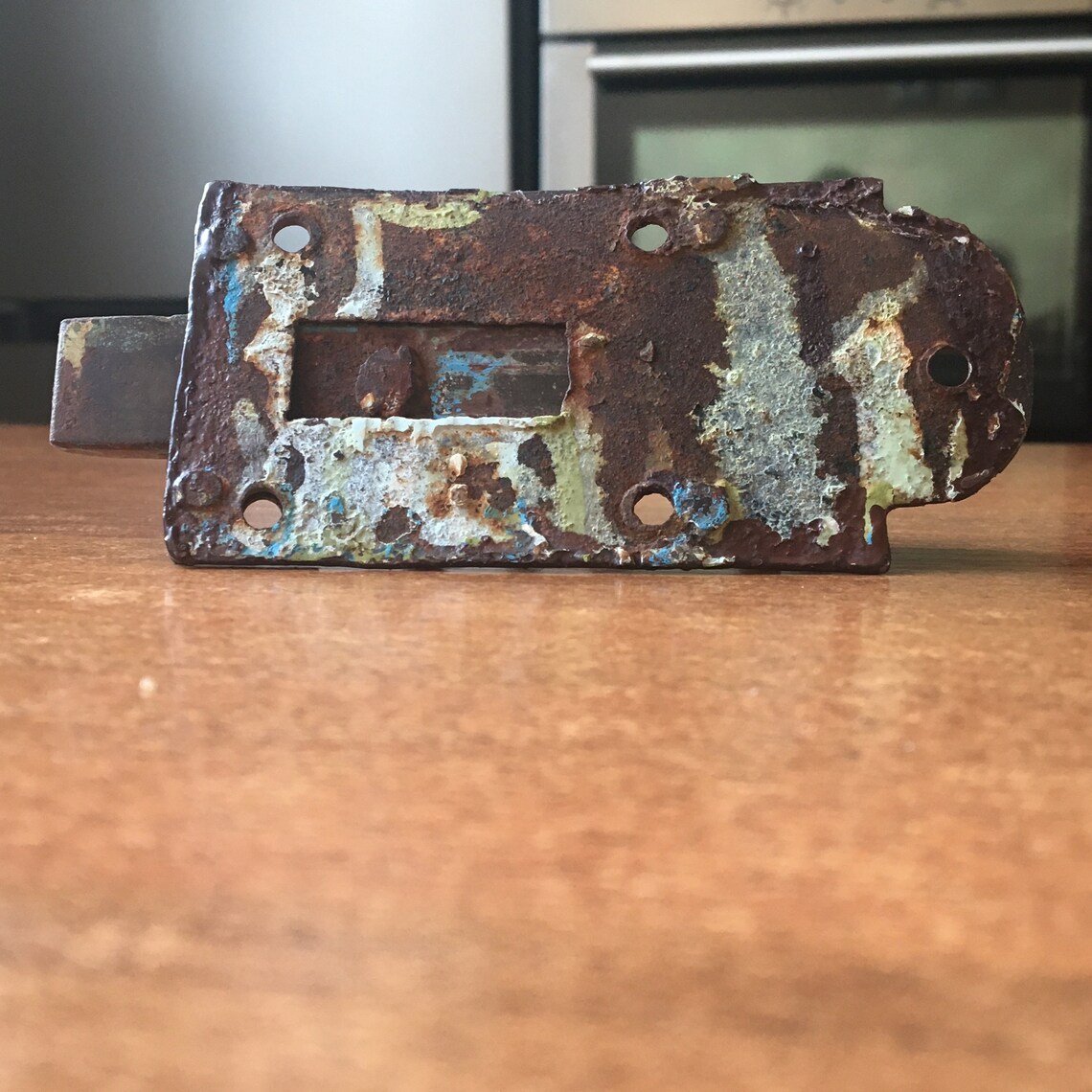 1800s. Antique Door Lock, Latch Lock, Hand Forged, Gate Latch, Gate ...