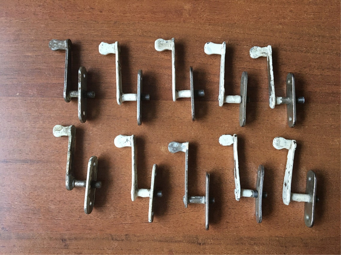 10 Pcs. Antique Cremona Window Sliders Furniture Latch, Small Door ...
