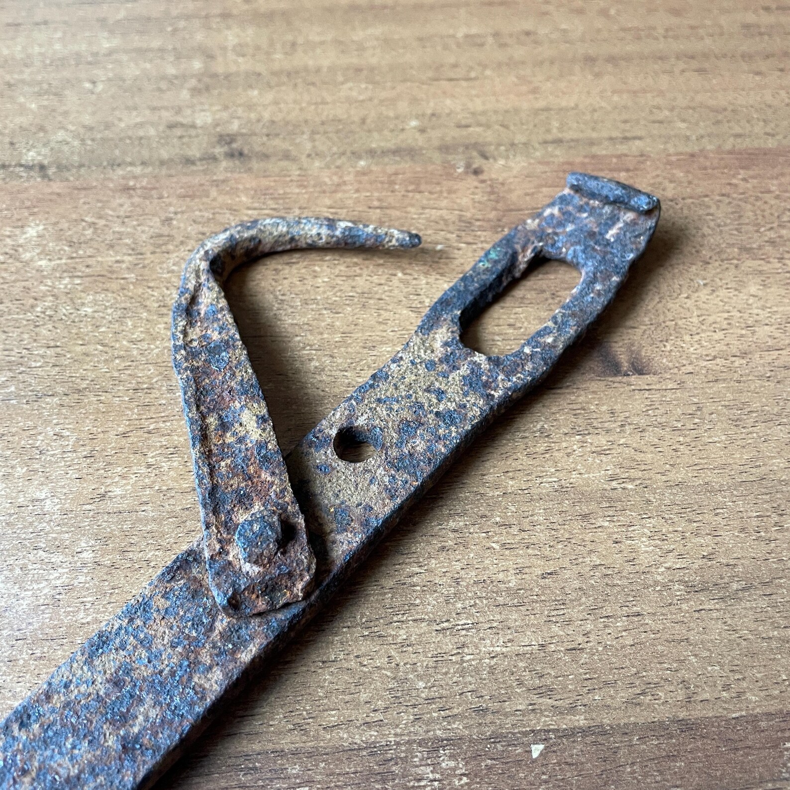 1800s. Antique Door Lock, Latch Lock, Hand Forged, Gate Latch, Gate ...