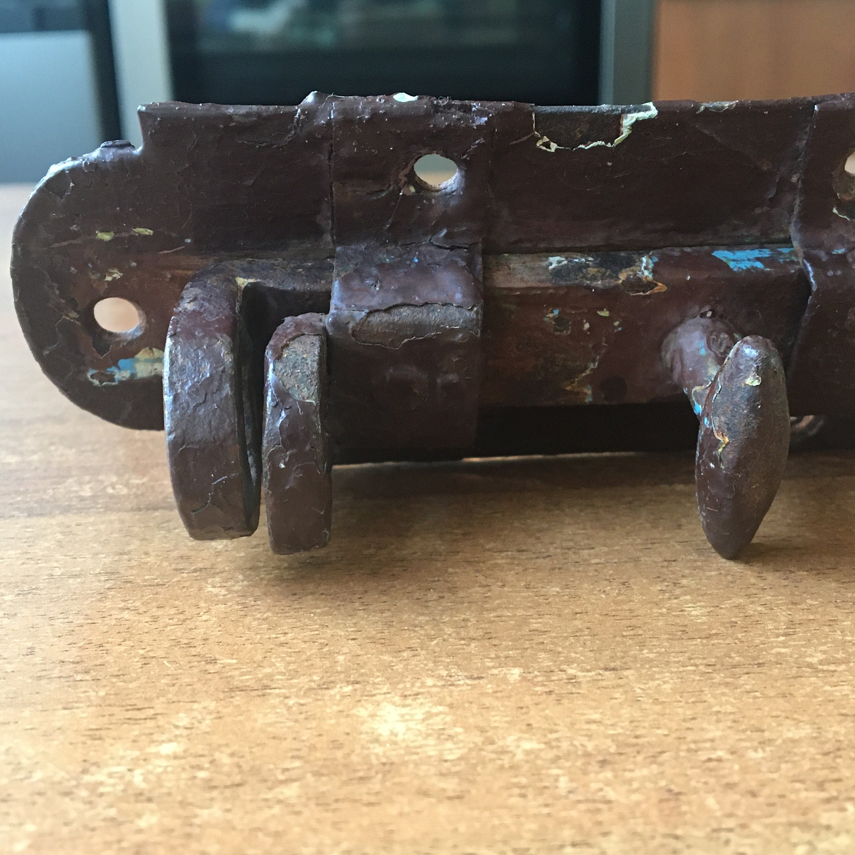 1800s. Antique Door Lock, Latch Lock, Hand Forged, Gate Latch, Gate ...