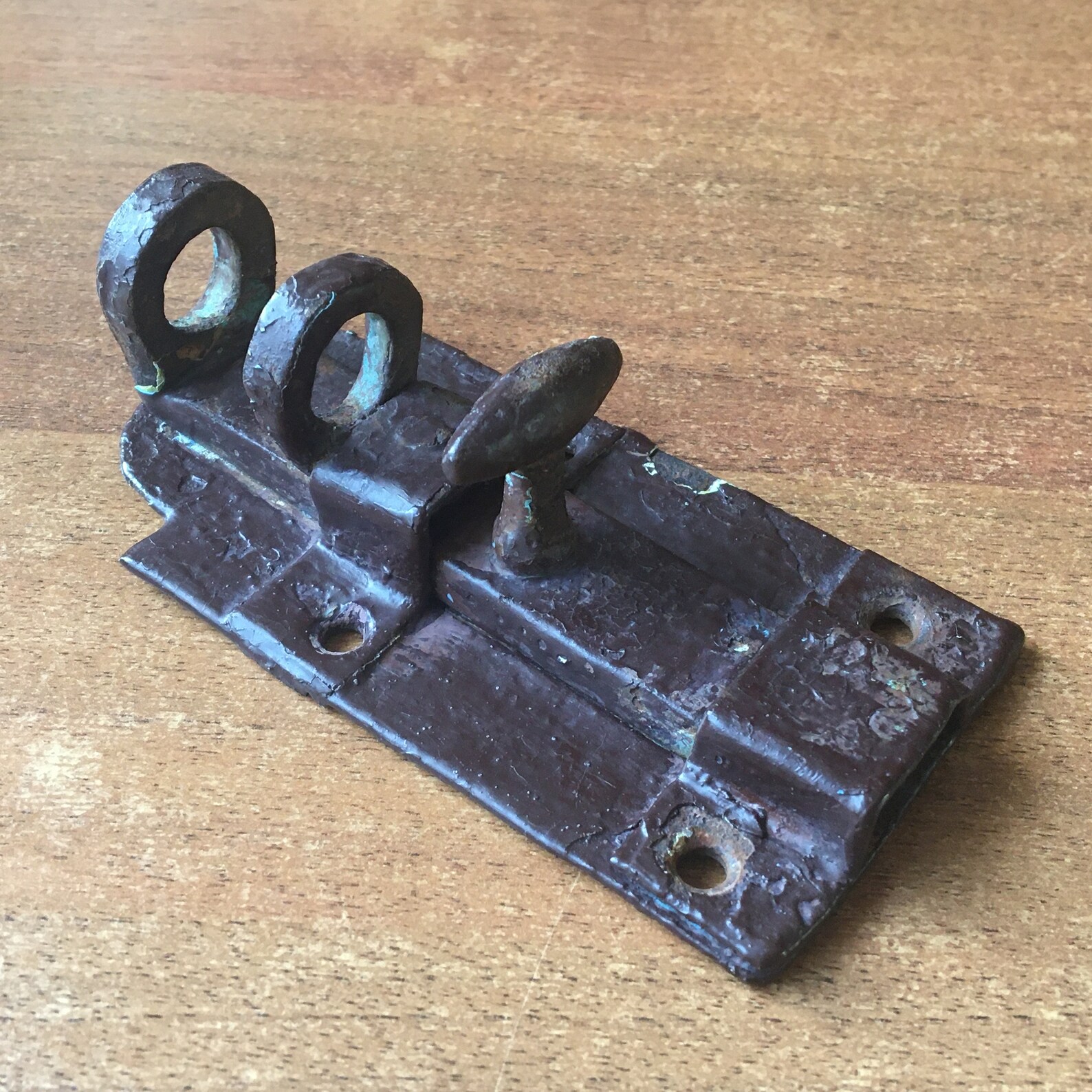 1800s. Antique Door Lock, Latch Lock, Hand Forged, Gate Latch, Gate ...