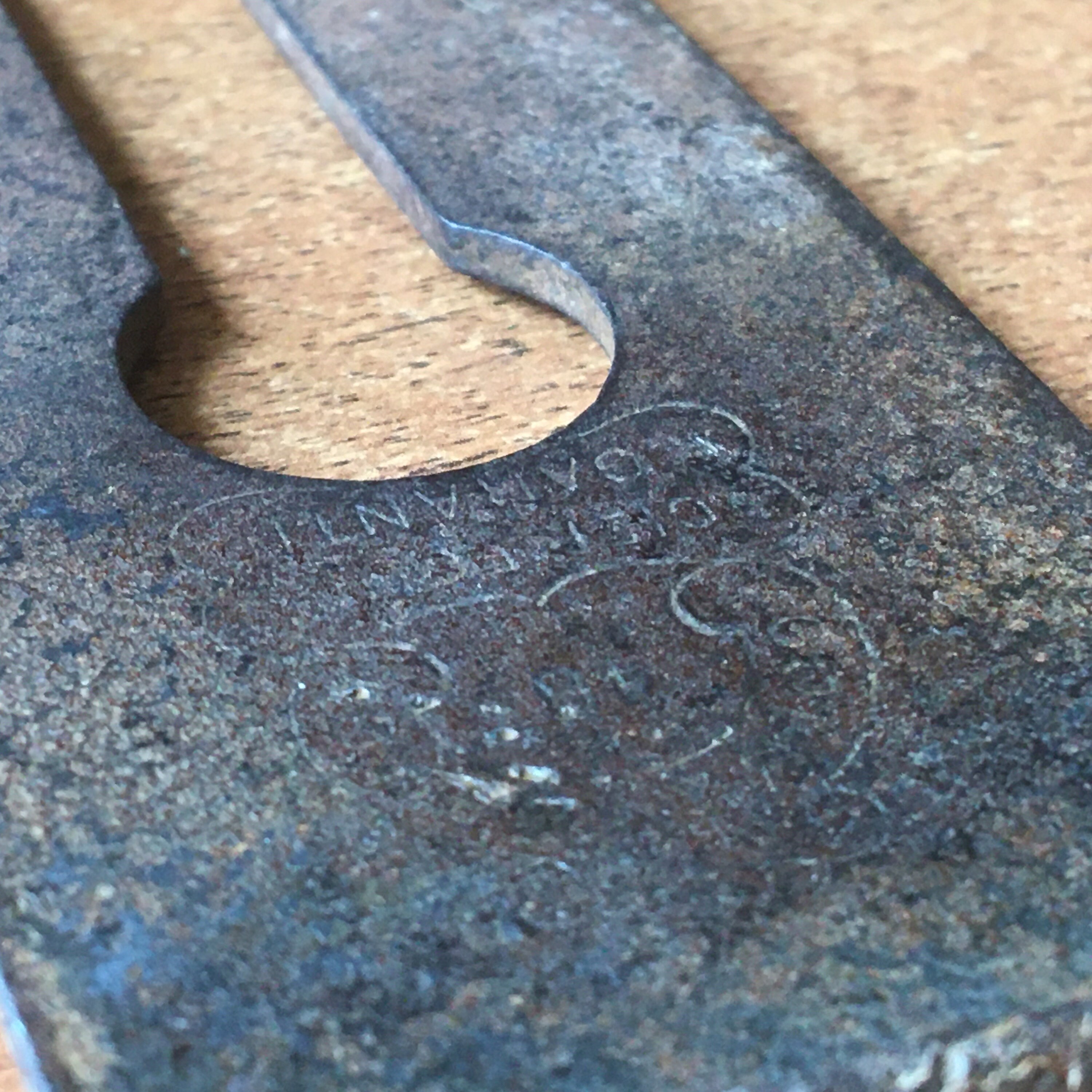 1800s Rare Old French Thick Heavy Parallel Plane Iron by GOLDENBERG ...