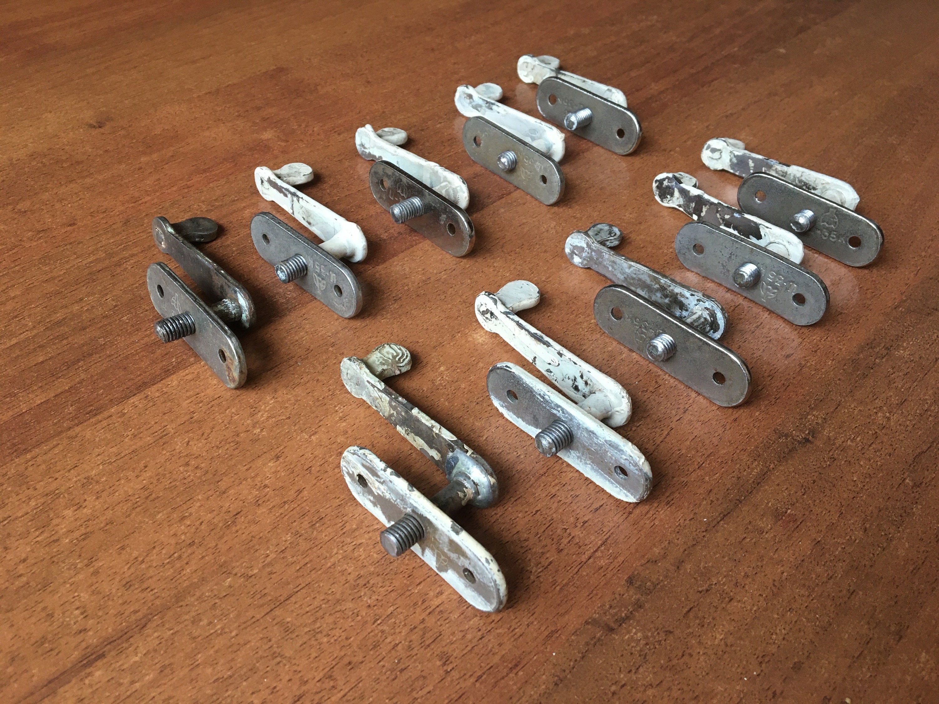 10 Pcs. Antique Cremona Window Sliders Furniture Latch, Small Door ...