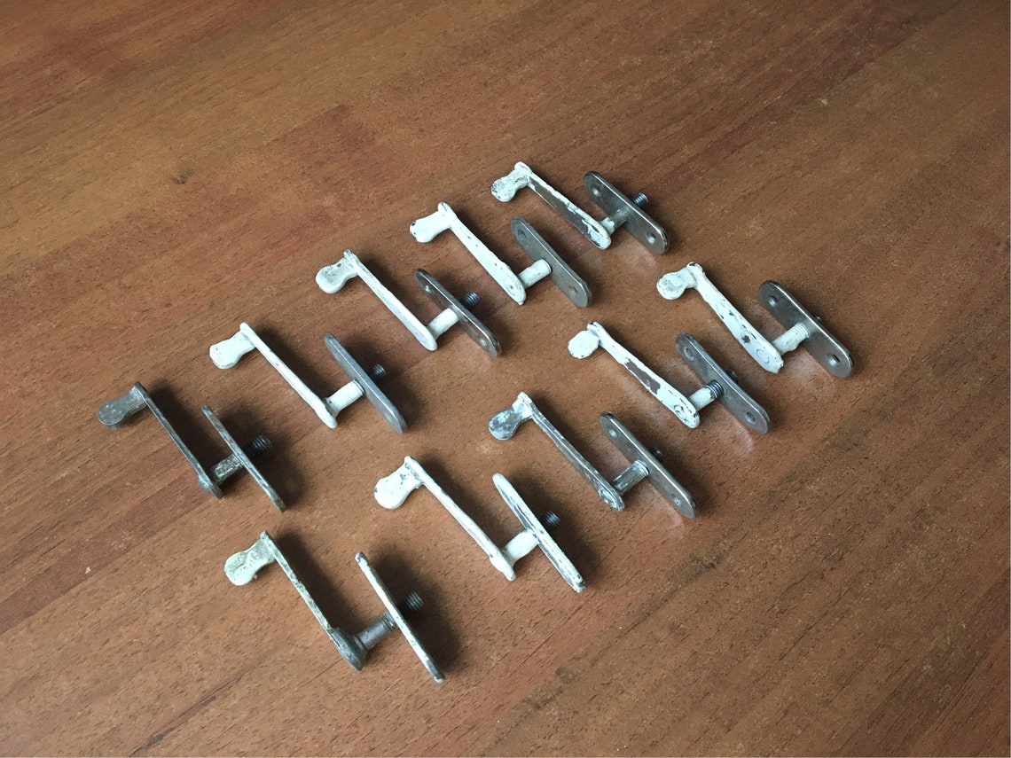 10 Pcs. Antique Cremona Window Sliders Furniture Latch, Small Door ...