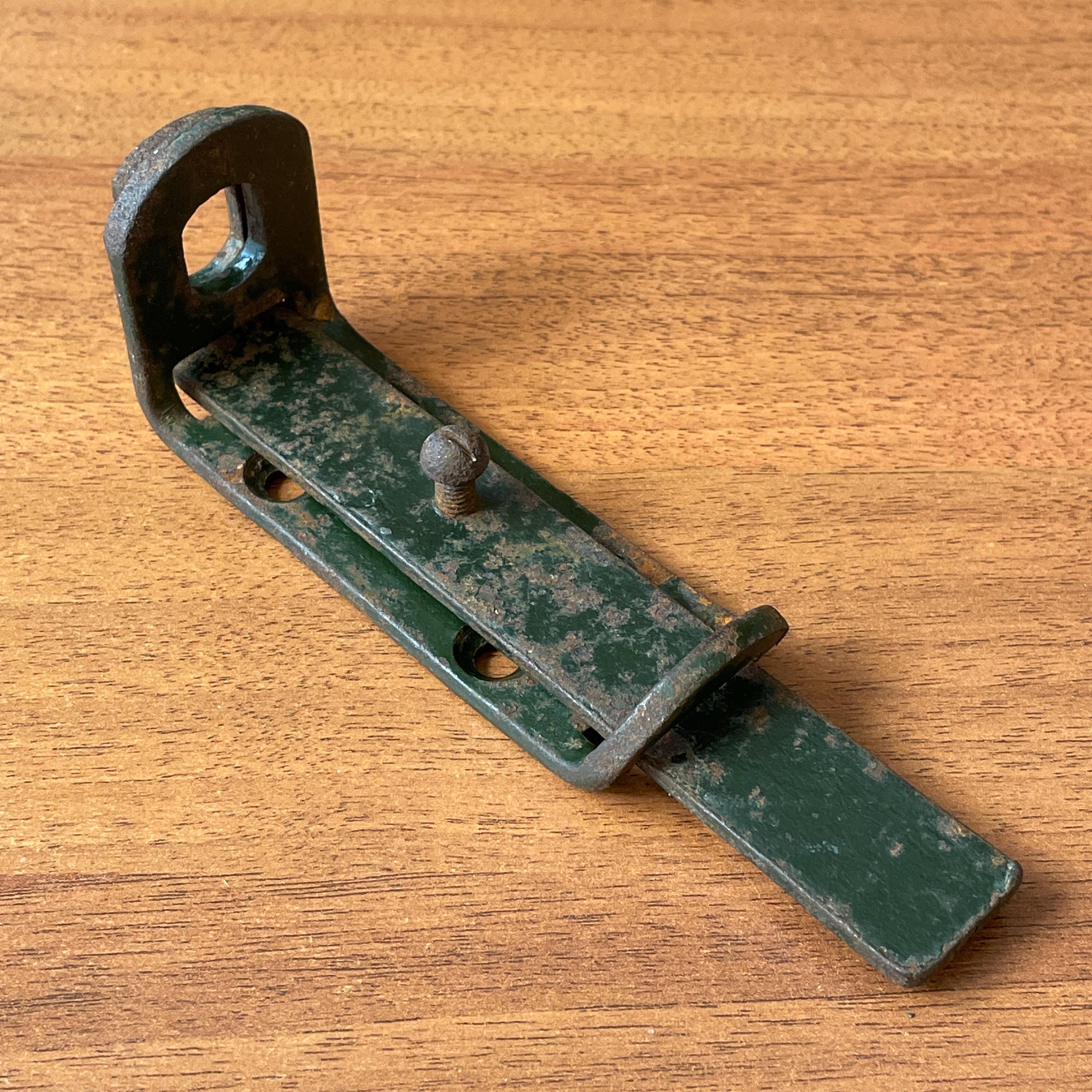 Rustic Vintage Hinged Safety Padlock Lock Hasp, Latch Lock, Gate Lock ...