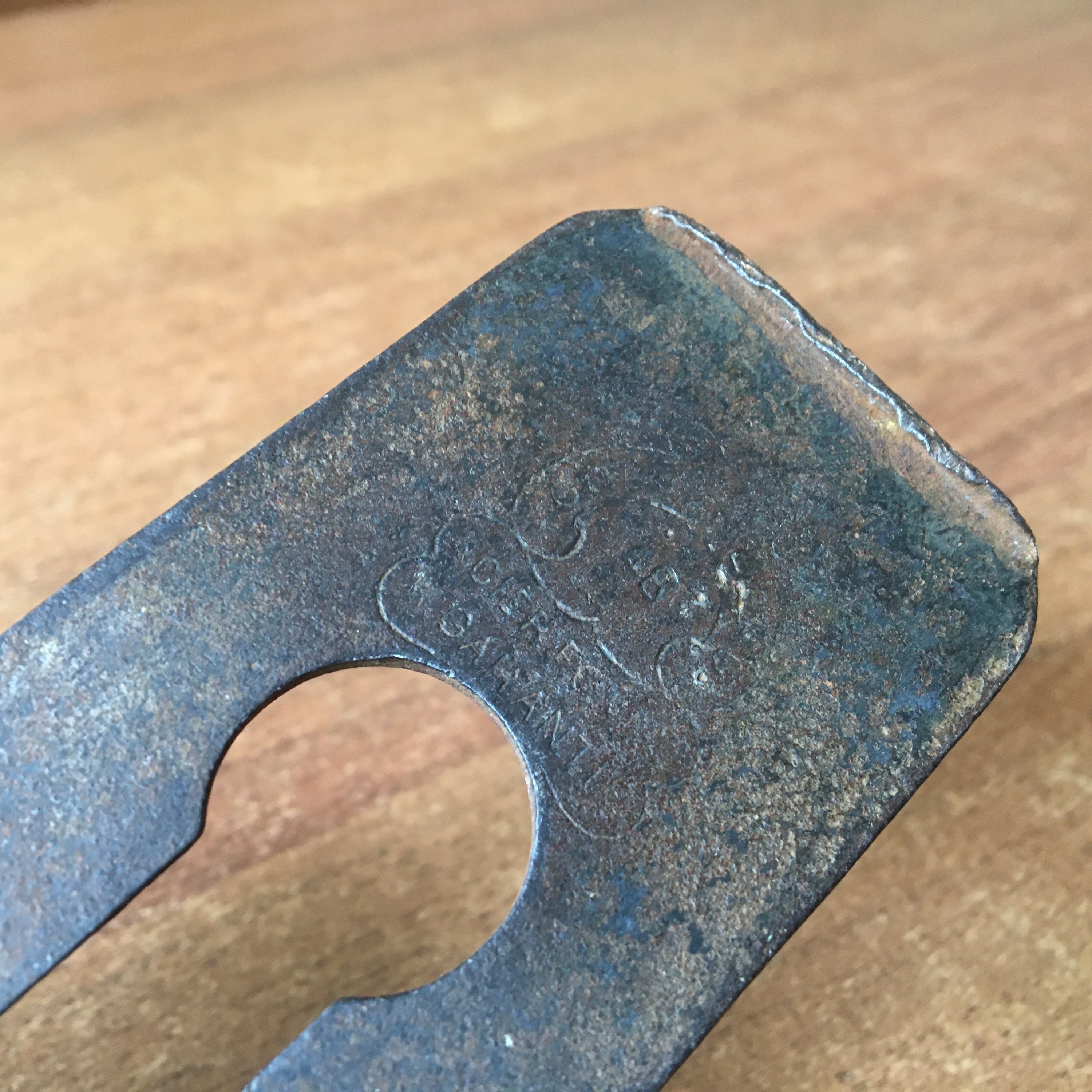 1800s Rare Old French Thick Heavy Parallel Plane Iron by GOLDENBERG ...