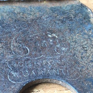 1800s Rare Old French Thick Heavy Parallel Plane Iron by GOLDENBERG ...