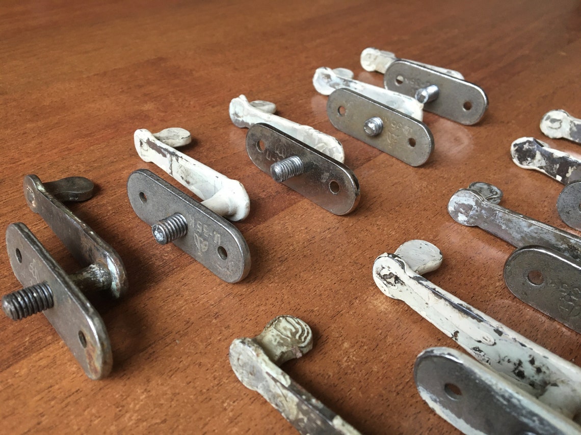 10 Pcs. Antique Cremona Window Sliders Furniture Latch, Small Door ...