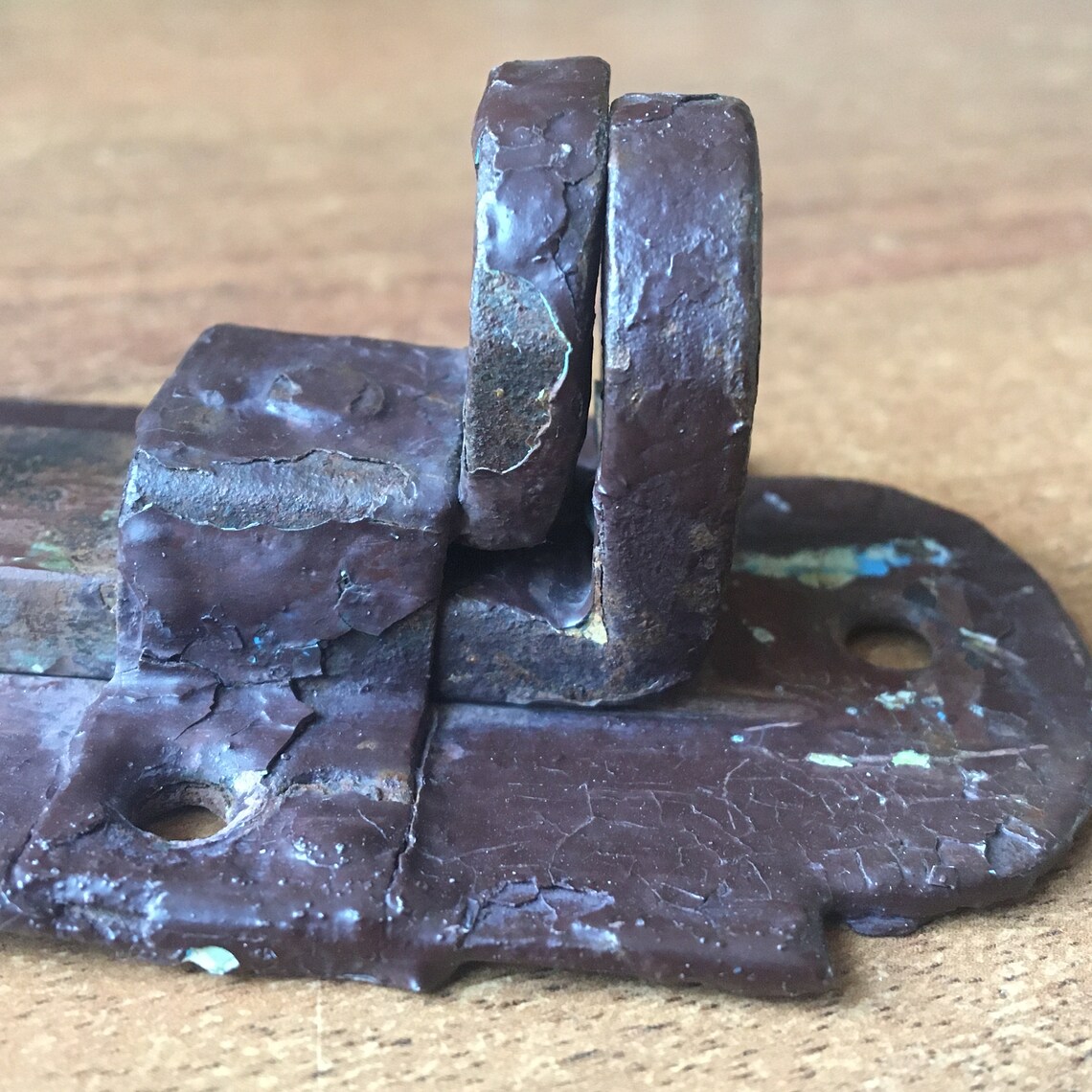 1800s. Antique Door Lock, Latch Lock, Hand Forged, Gate Latch, Gate ...