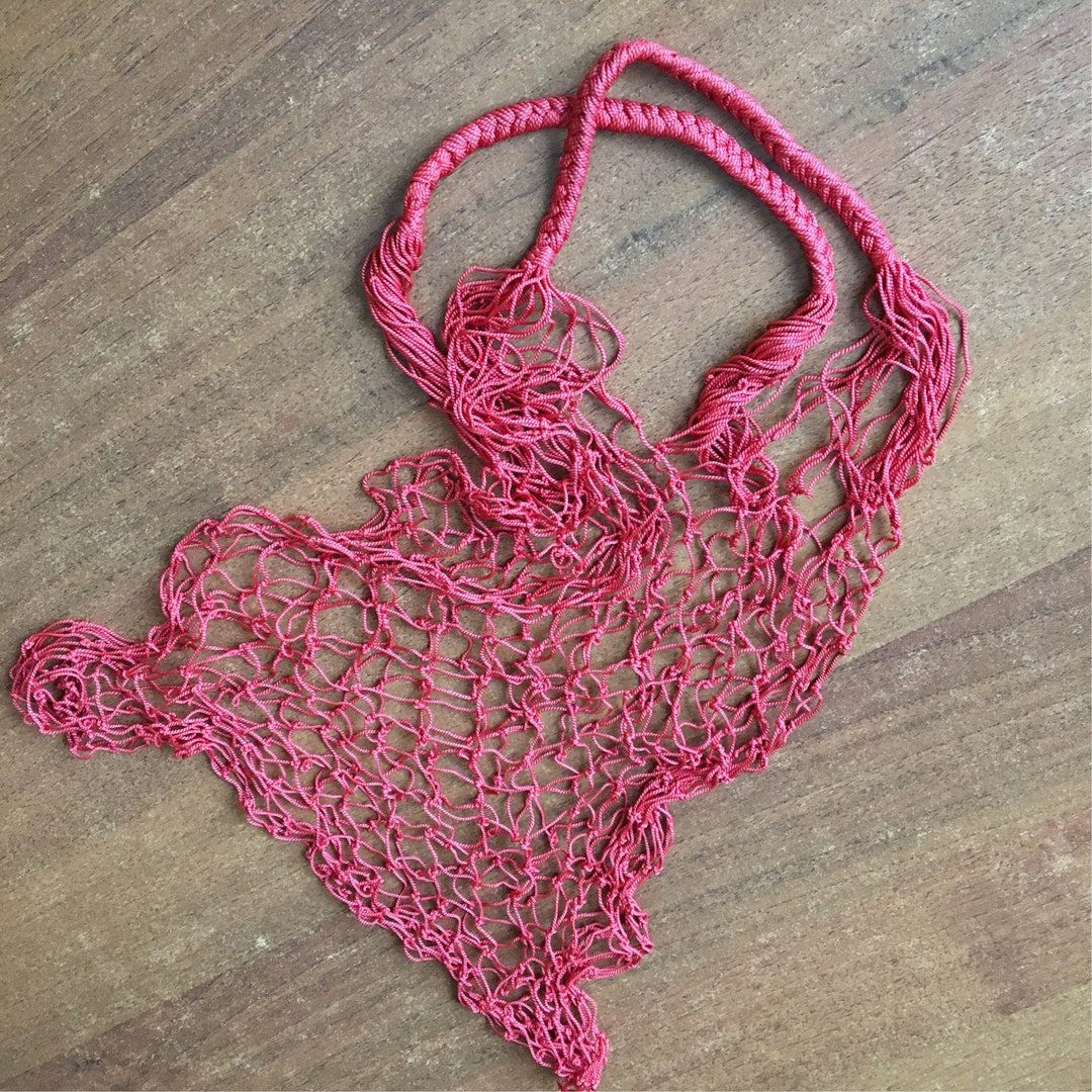 1970s New Vintage Soviet 'avoska,' Handmade, USSR Shopping Bag With ...