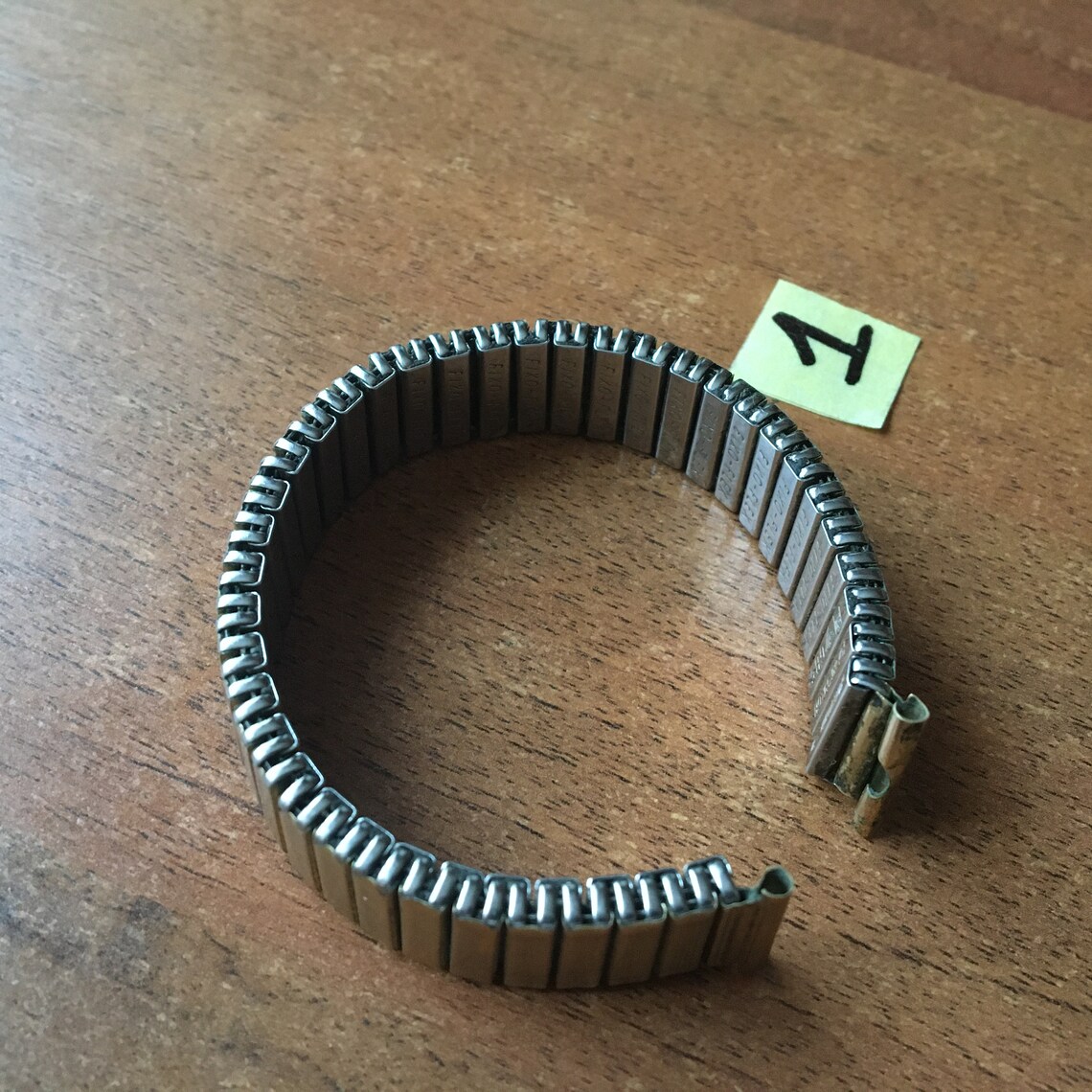 Vintage Gold Watch Bracelet Fixo-flex Stainless Steel Expanding Watch ...