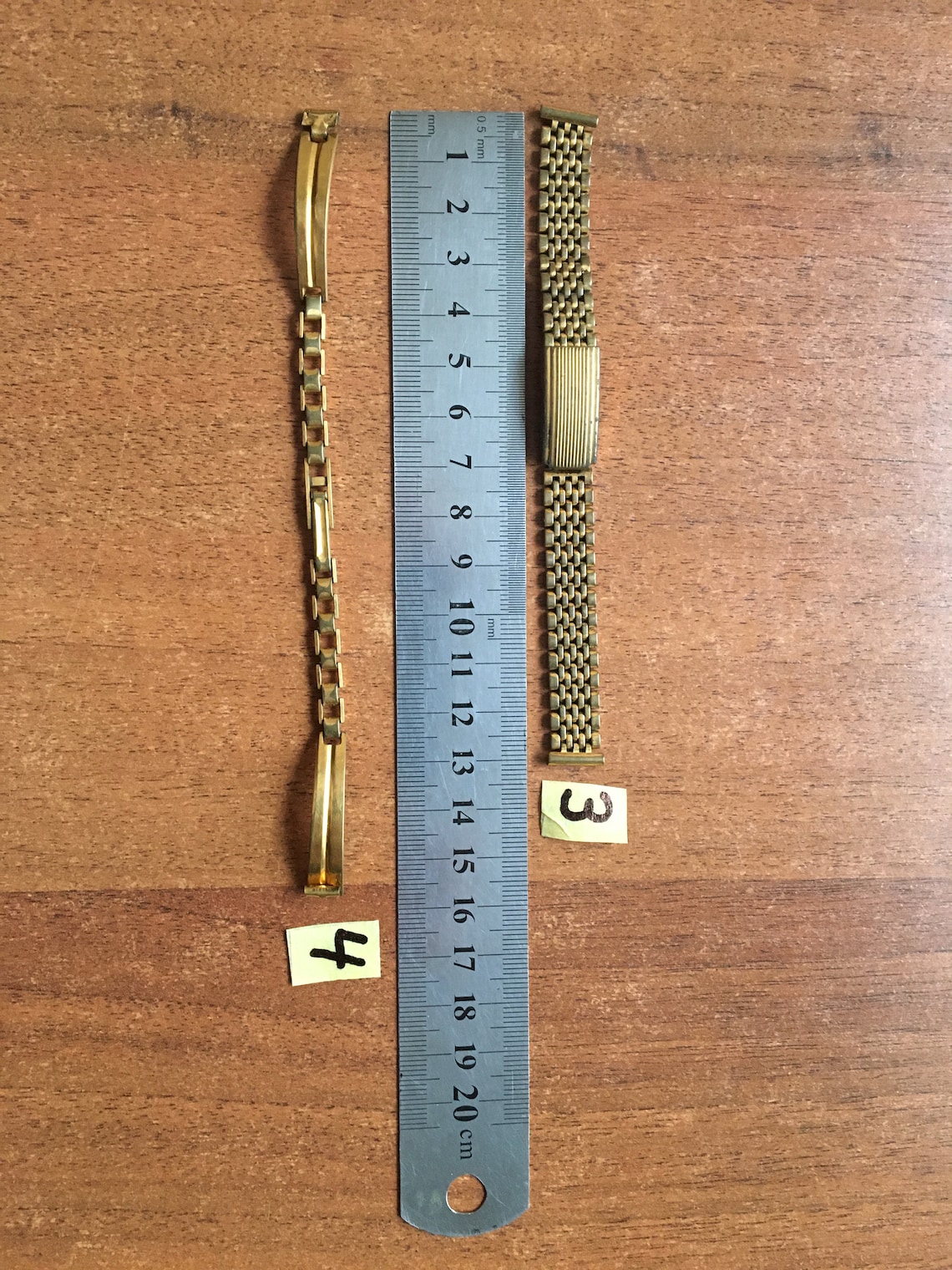 Vintage Gold Watch Bracelet Fixo-flex Stainless Steel Expanding Watch ...