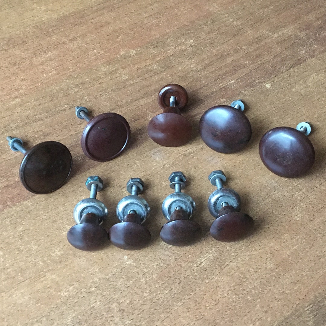50s. RARE Vintage Bakelite Knobs, Furniture Handles, Furniture Parts, Drawer Pull, Drawers ...