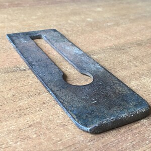 1800s Rare Old French Thick Heavy Parallel Plane Iron by GOLDENBERG ...