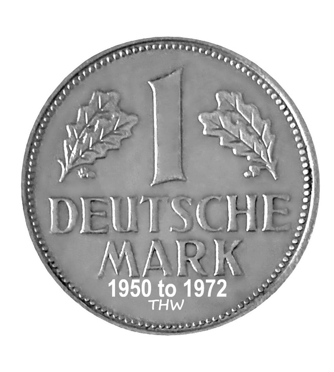 1 Deutsche Mark Germany 1950 to 1972 Select Year / Mint - Etsy