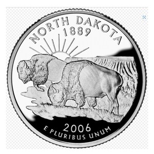 2OO6 North Dakota State Quarter - Choose Mint (P or D) - Grade: Extra ...