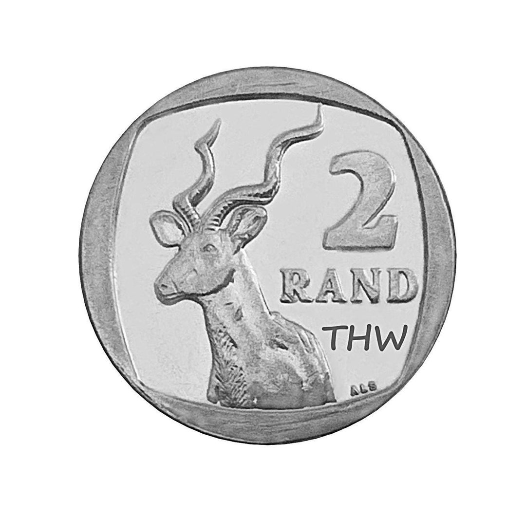 South African 2 Rand Coins Deer Reverse • 1990 • 2003 • 2004 • 2010 - Etsy